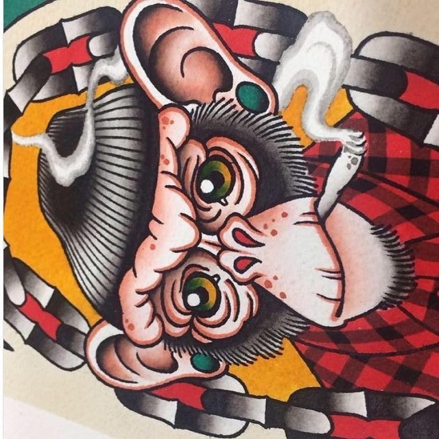 Space Monkey Tattoo Df | TattooMenu